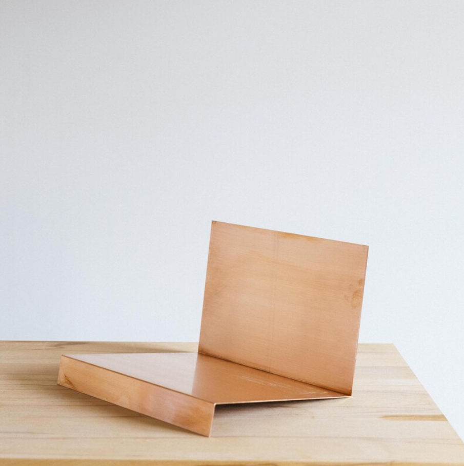 Handcrafted Copper Book & Vinyl Record Stand - Handmade Copper Home De ...